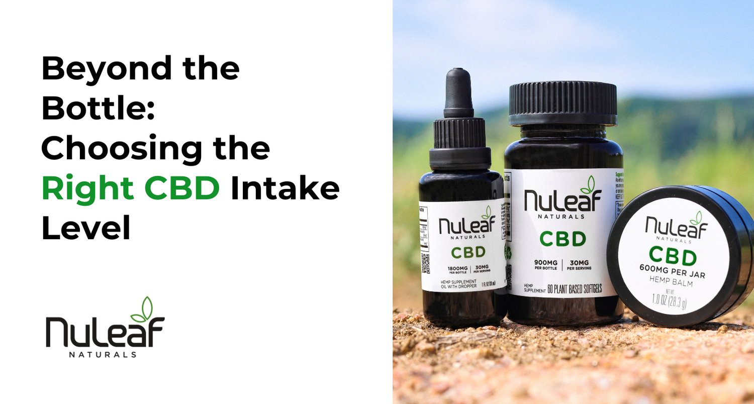 Beyond the Bottle: Choosing the Right CBD Intake Level