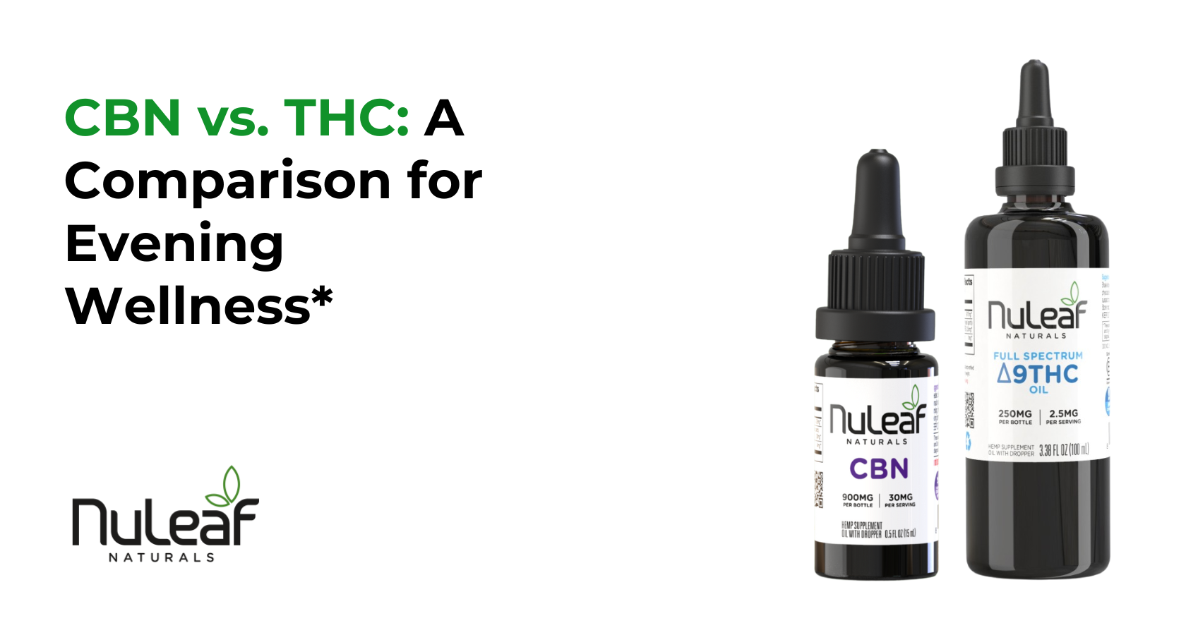 CBN vs. THC: Nighttime Wellness Support | NuLeaf Naturals
