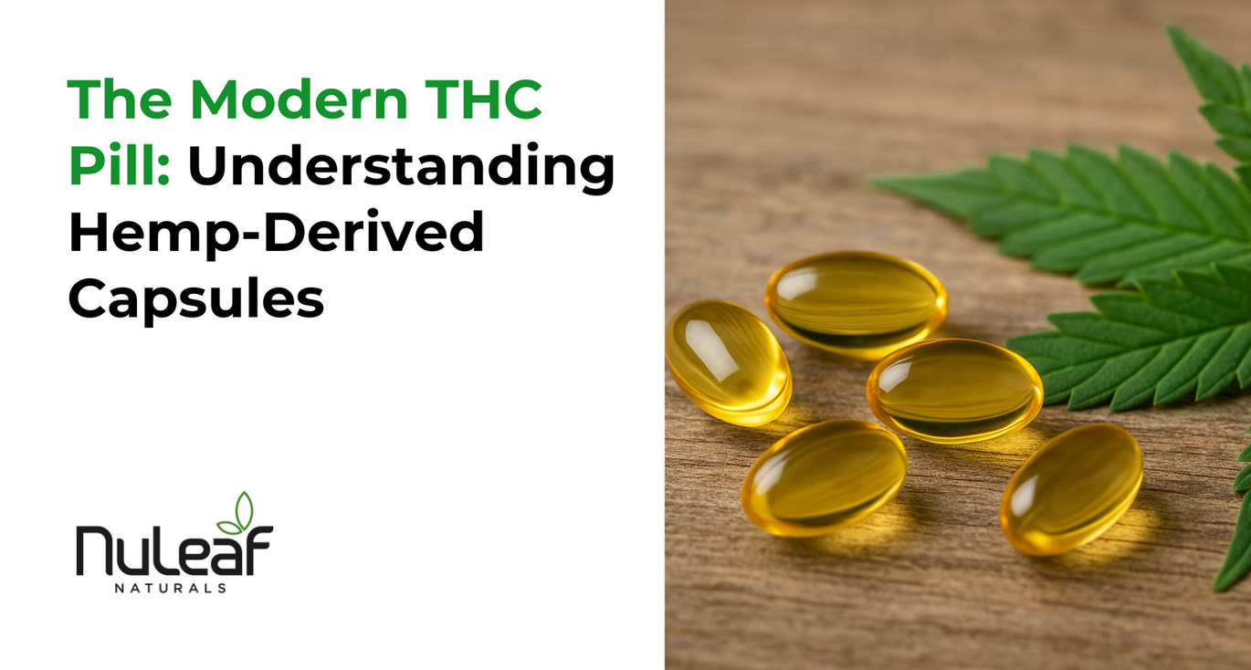 THC Capsules: Legal Hemp Softgels Guide | NuLeaf Naturals