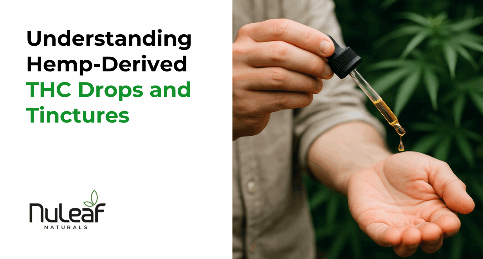 THC Drops: Guide to Hemp-Derived Oils | NuLeaf Naturals